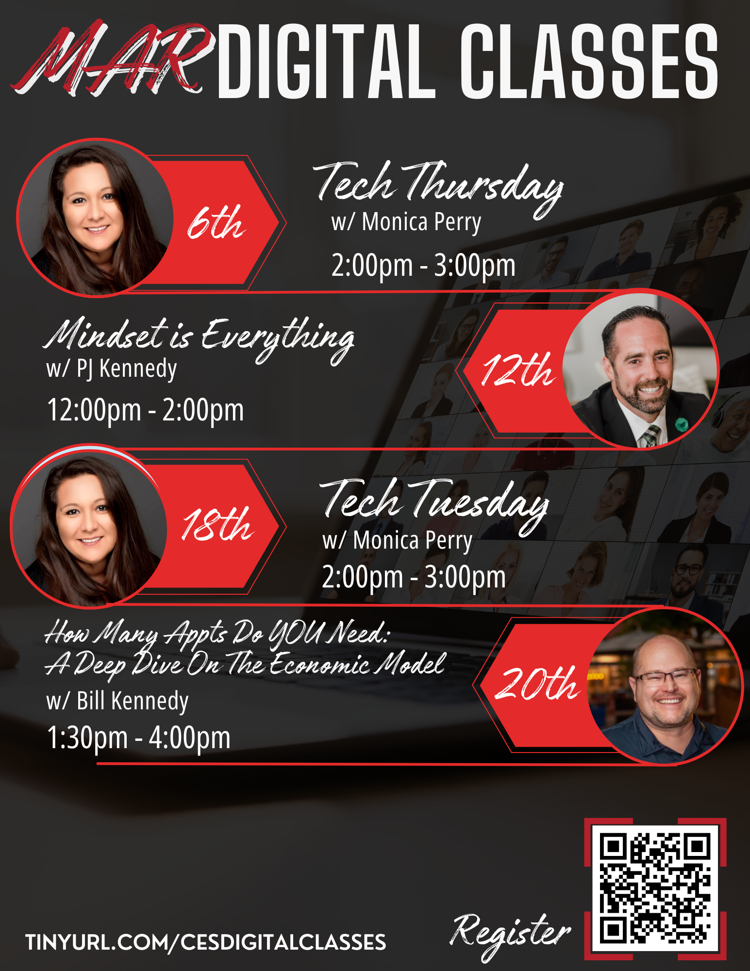 March Digital Class Lineup – Your Partner In Success